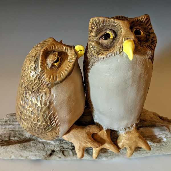 Owl Kisses from the exhibition Gallery 209, March, 2025, Monthly Exhibition | Artwork Archive