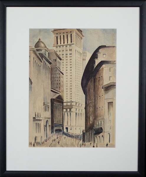 New York City Scene from the collection of Villanova University Art ...