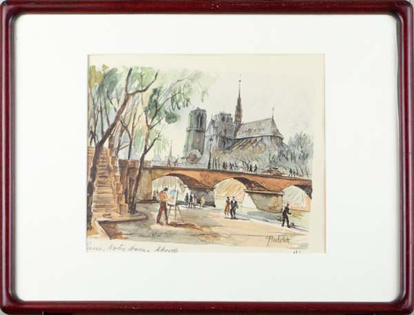 Paris, Notre Dame from the collection of Villanova University Art ...