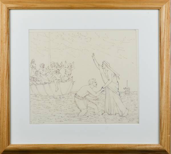 Christ Walking On Water from the collection of Villanova University Art ...