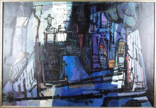 Blue Church from the collection of Villanova University Art Collection ...