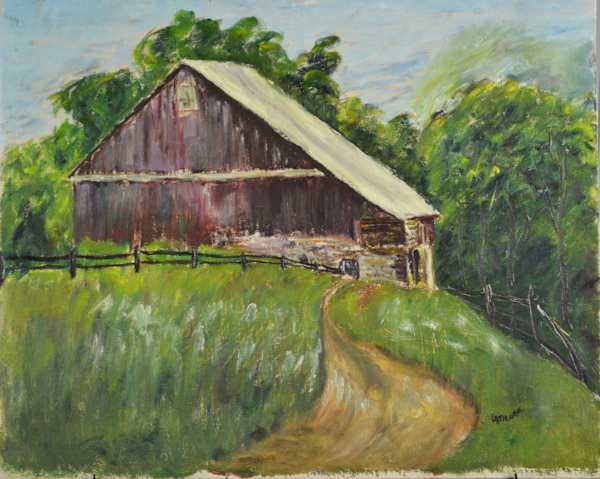 Landscape With Barn from the collection of Villanova University Art ...