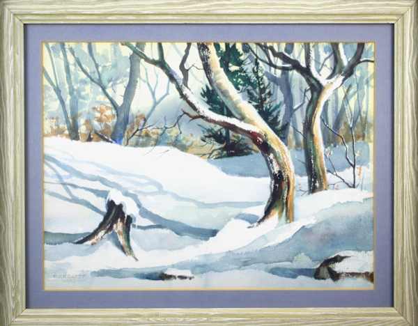 Winter Landscape from the collection of Villanova University Art ...