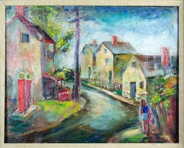 The Little Old Village from the collection of Villanova University Art ...