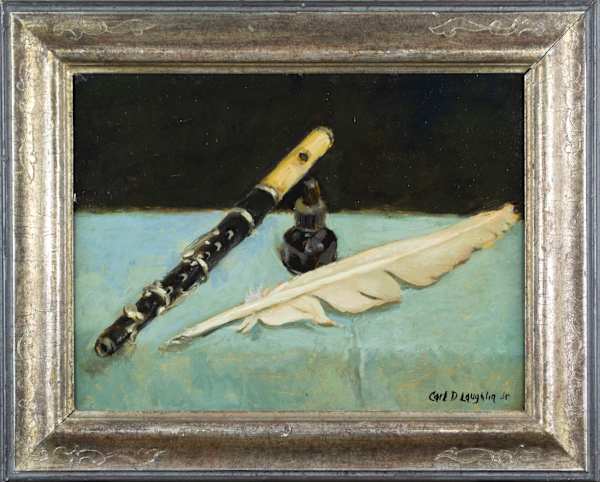 Still Life With Clarinet, Quill, And Ink Well from the collection of ...