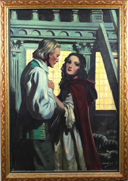 Young Couple from the collection of Villanova University Art Collection ...