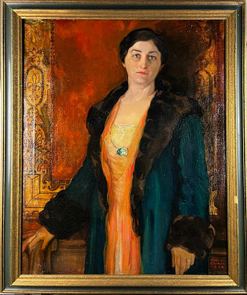 Portrait of Jean Davy Sharples from the collection of Villanova ...