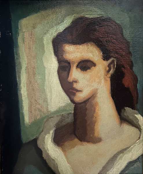 Head Of A Girl from the collection of Villanova University Art ...