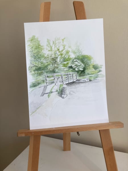 Charminster bridge by Ally Tate | Artwork Archive