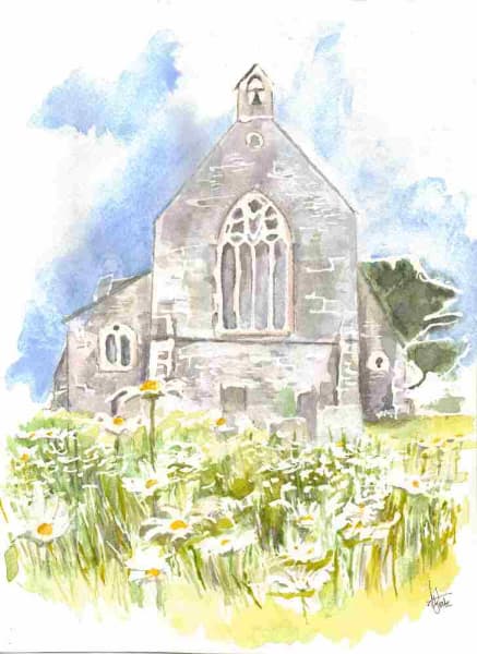 Eype Church by Ally Tate | Artwork Archive