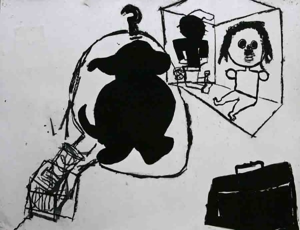 Thought Image (3 panels) from the collection of Office of the Arts ...