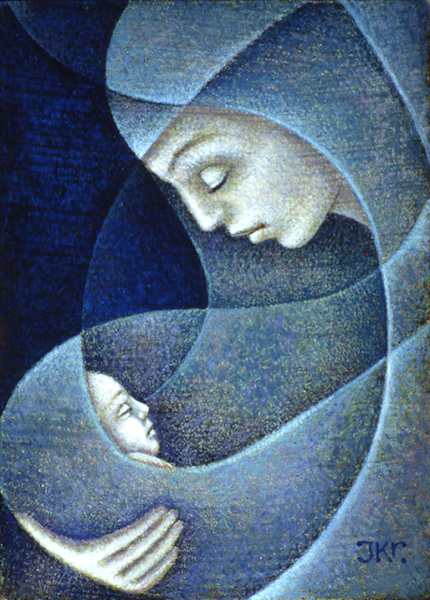 Mother and Child (Blue) from the collection of J. Kirk Richards ...