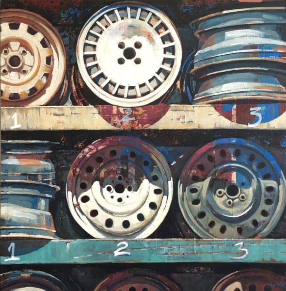 Mission Wheels from the collection of TINT Gallery | Artwork Archive