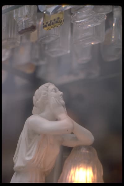 Untitled (Sculpture of woman and lamp) from the collection of Erin ...