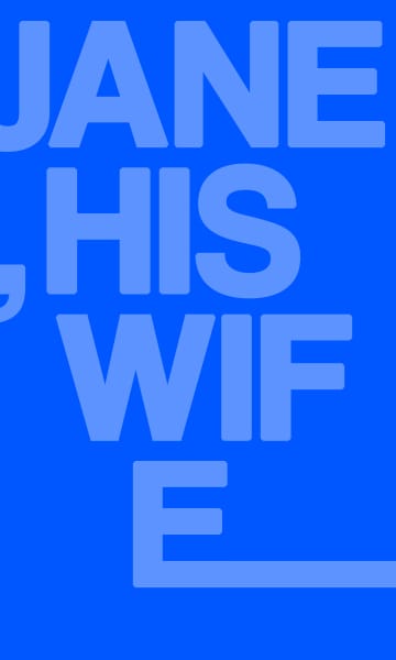 JANE, HIS WIFE by Chris Horner | Artwork Archive