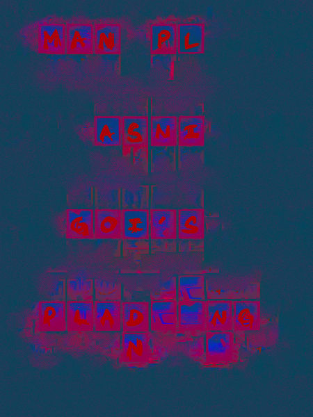 Mansplaining God's Plan v2 (color dodge) by Chris Horner | Artwork Archive