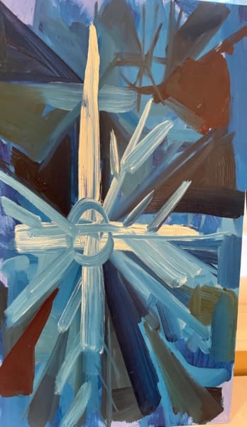 Snowflake 3 from the collection of Cleveland Art Association (carta ...