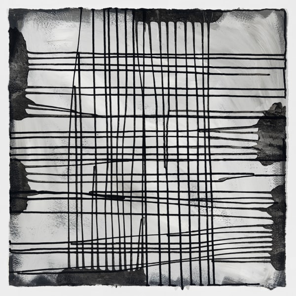 Gravity Drawing: Black on Grey #1 by Lynn Basa | Artwork Archive