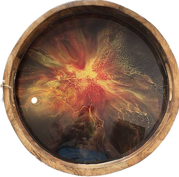 Stranger Things 17” Circular Wood Platter by Pourin’ My Heart Out ...