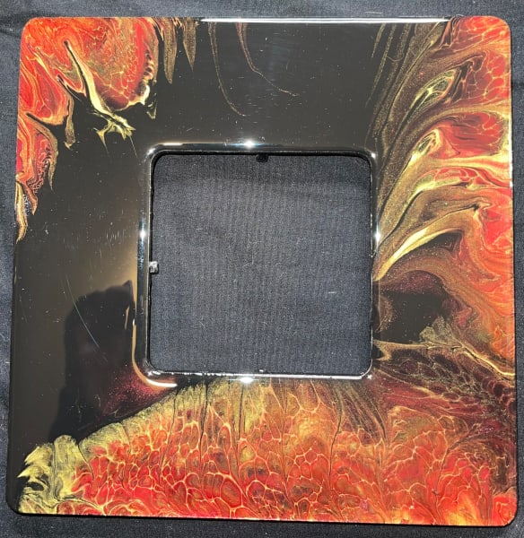 Stranger Things Picture Frame by Pourin’ My Heart Out - Fluid Art by ...