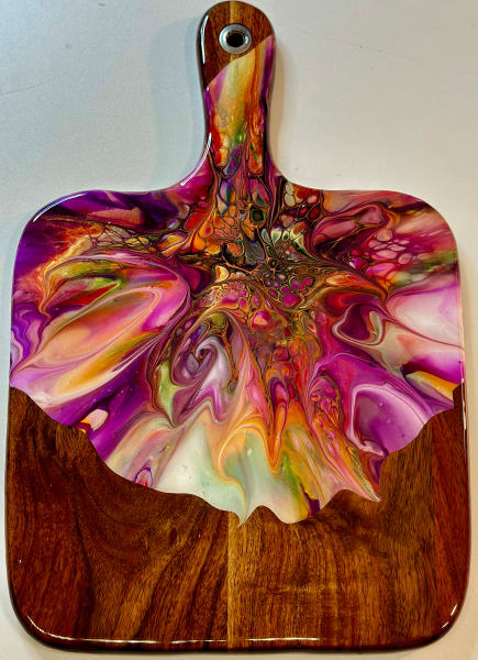 Faithful Harvest 16” Charcuterie by Pourin’ My Heart Out - Fluid Art by ...
