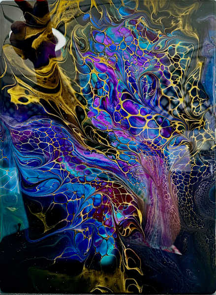 Celestial Beauty Tree of Life by Pourin’ My Heart Out - Fluid Art by ...