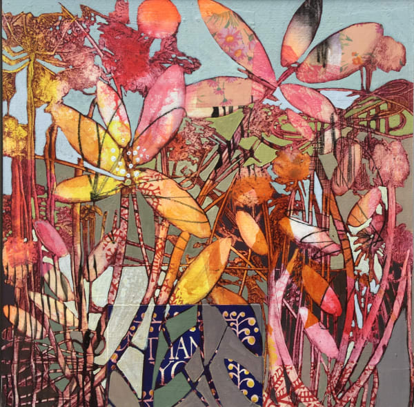 Botanical Pink and Brown by Jenny Robinson | Artwork Archive