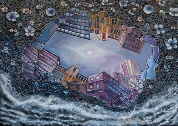 Once There Was An Explosion from the collection of VillageOne Art ...