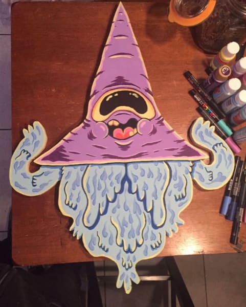 Wizard Ghost by Apocalypse Dimension by Derek Gores Gallery | Artwork ...