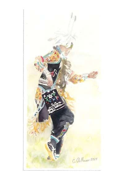 Smoke Dancer-yellow from the exhibition 2025 Women in Art | Artwork Archive