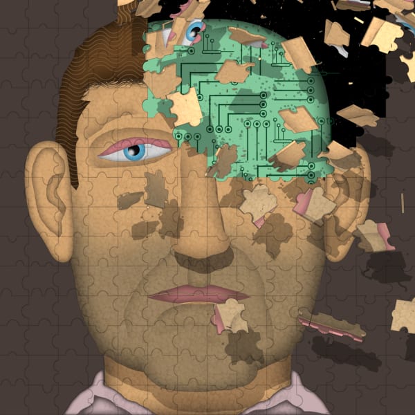 Puzzle Head from the exhibition 2023 - Figures or Faces | Artwork Archive