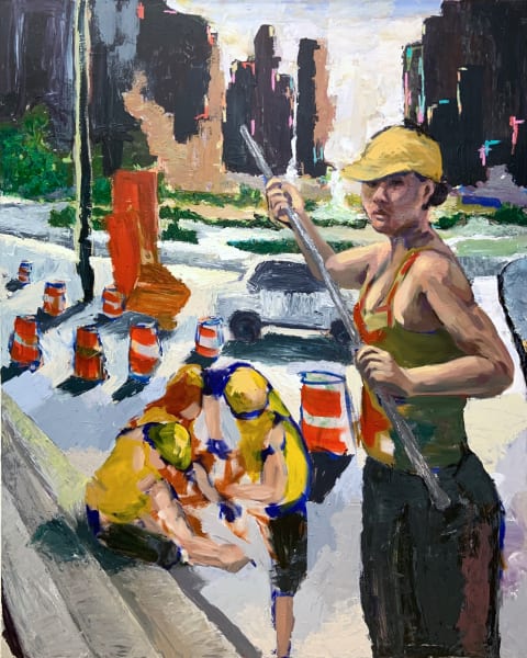 Female Construction Worker from the exhibition 2024 Women in Art ...