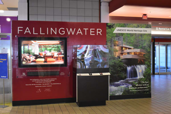 Fallingwater from the exhibition PIT Art in the Airport - Currently on ...