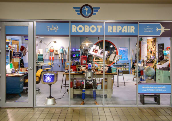Fraley's Robot Repair from the collection of PIT Art in the Airport ...