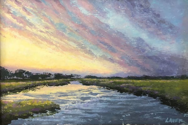 Back Bay Sunset from the exhibition d'Art Artist Installation at Hilton ...