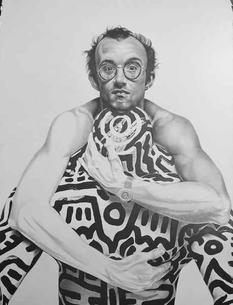 Portrait of Keith Haring from the exhibition ICON: A National ...