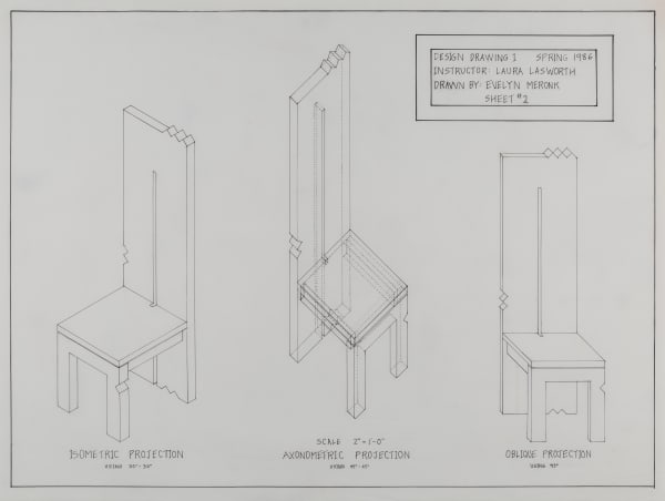 Chair with Tall Back by Eve Mero | Artwork Archive