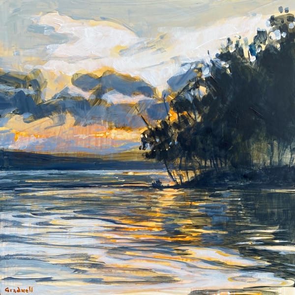 Lake Sunset by Kate Gradwell | Artwork Archive