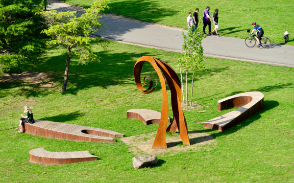 Wavehenge Sundial (New York) by Damon Hamm | Artwork Archive