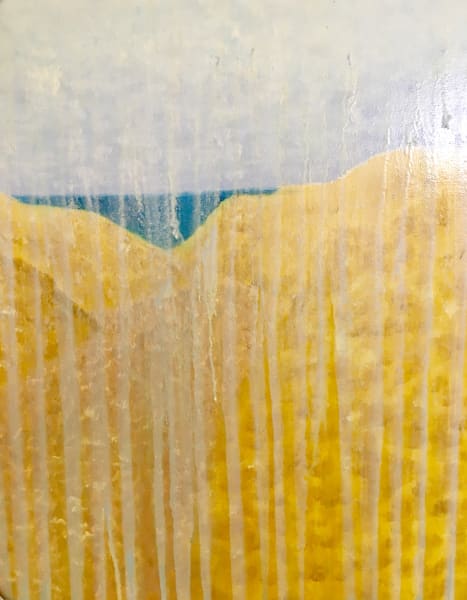 Sandy Beach Path in Rain by Rachel Brask | Artwork Archive