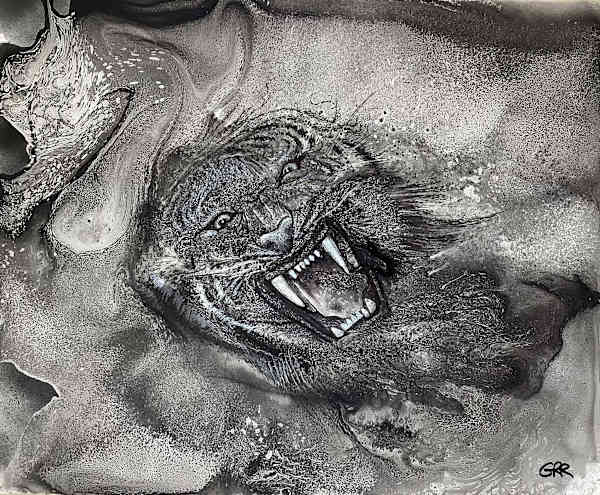Ink drawing by Glen Ronald | Artwork Archive