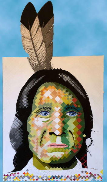 CHIEF RED CLOUD #2 by Curtis DIckman | Artwork Archive