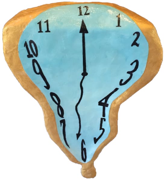 TIME WARP#1. MELTING CLOCK SCULPTURE by Curtis DIckman | Artwork Archive
