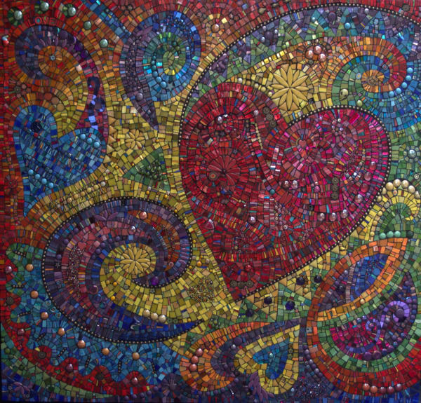 The Big Heart Backsplash by Julie Mazzoni | Artwork Archive