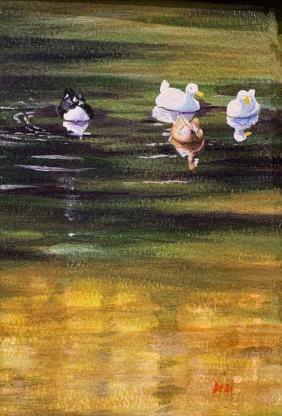 Paddling by Debi Davis | Artwork Archive