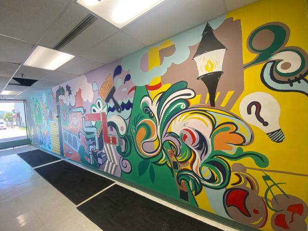 Public Works Mural from the collection of Art in Roanoke | Artwork Archive