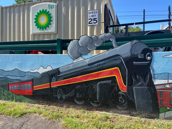 611 Train Mural from the collection of Art in Roanoke | Artwork Archive