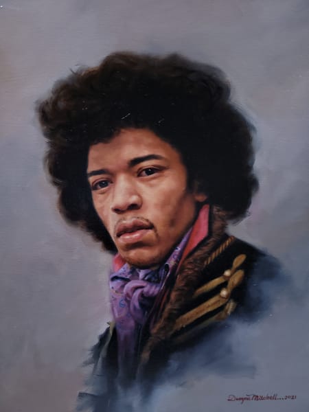 Jimi Hendrix by Dwayne Mitchell | Artwork Archive