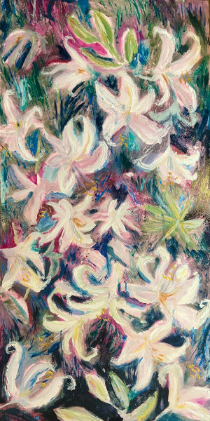 Lilies Falling Over You by Angie Porter | Artwork Archive