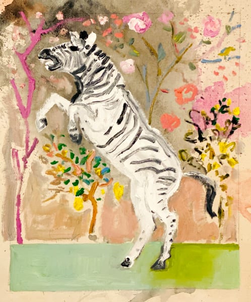 Zebra Facing Left by Anne-Louise Ewen | Artwork Archive